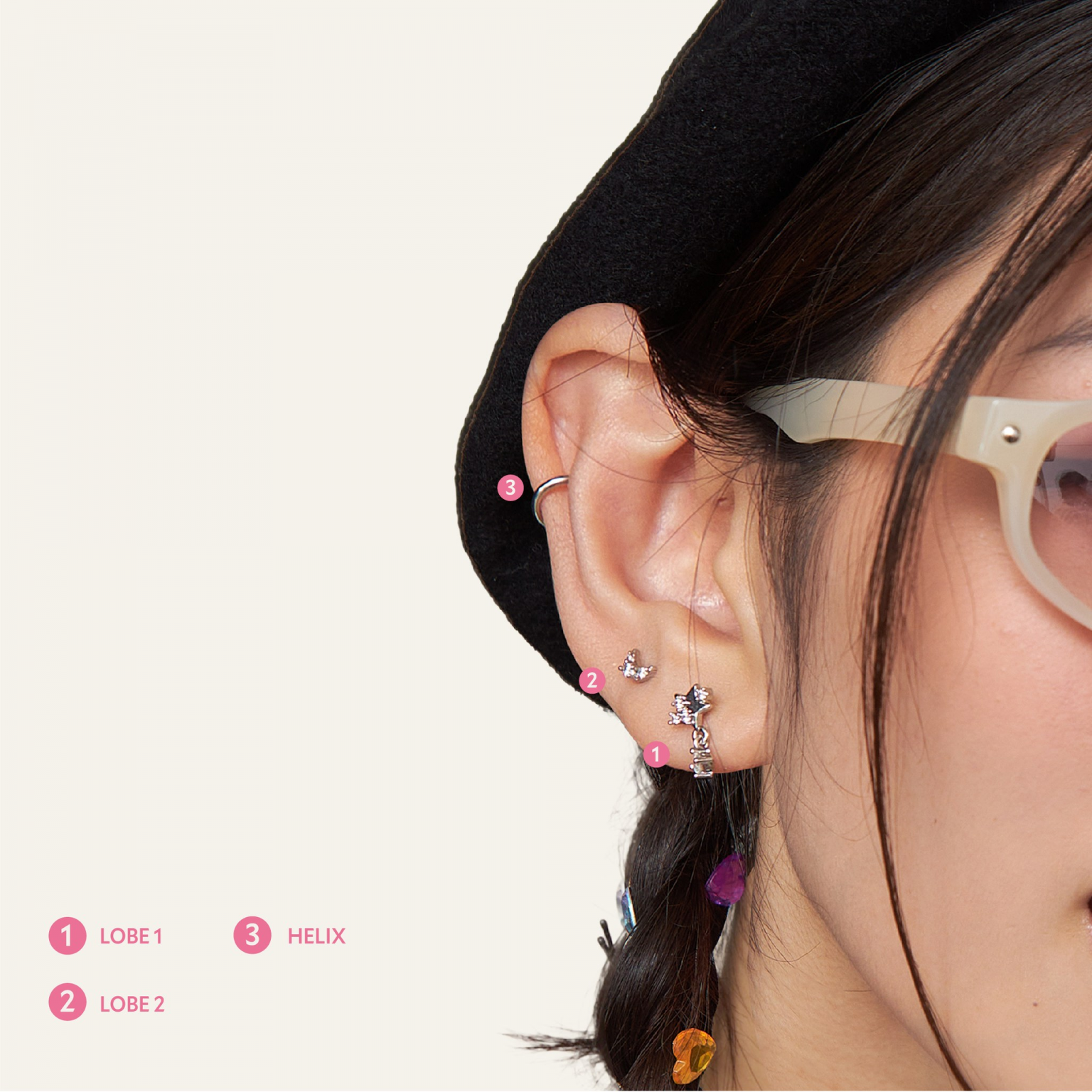 Lỗ xỏ Lobe & Helix - Combo quốc dân cho người mới bắt đầu - COCKSTOCK